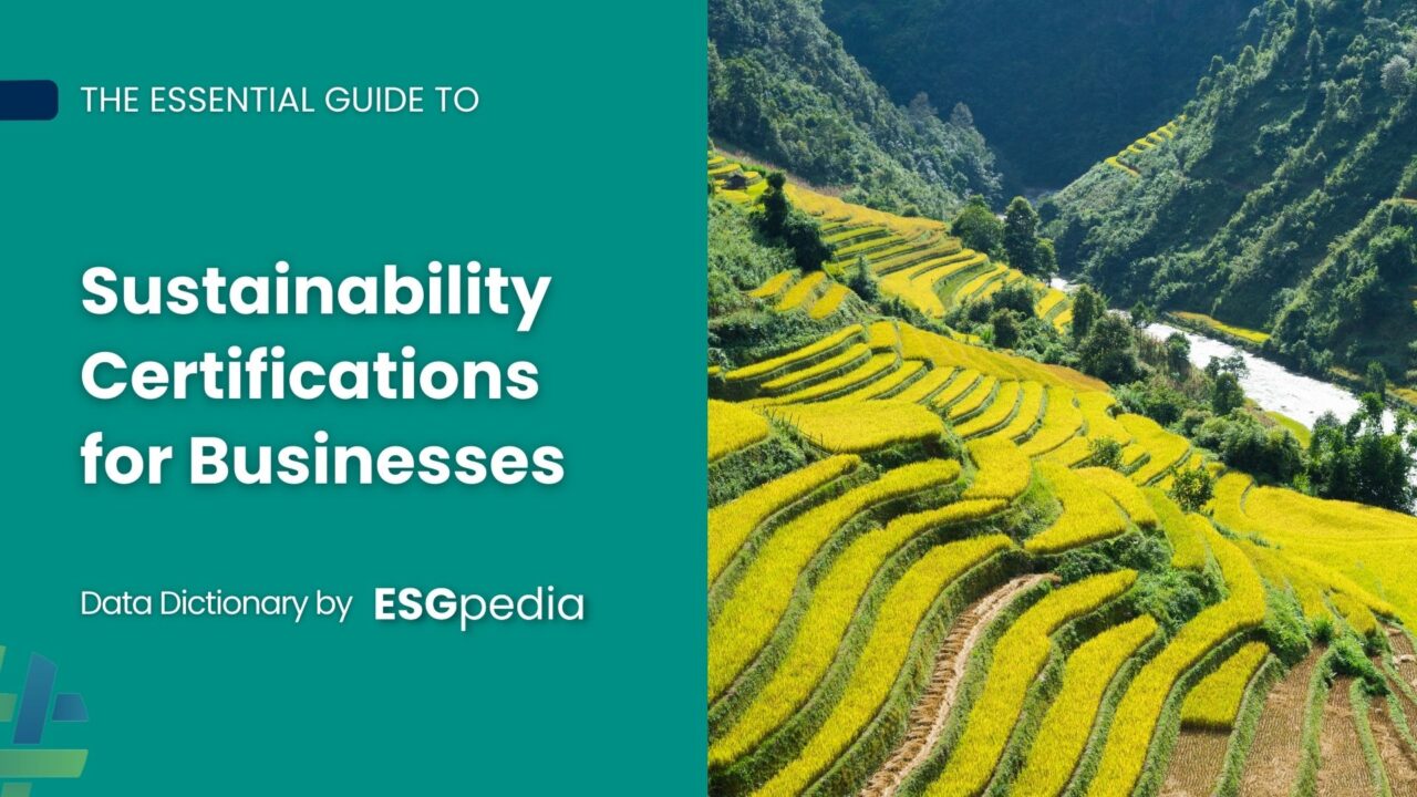 Guide to Sustainability Certifications for businesses – ESG Data Dictionary