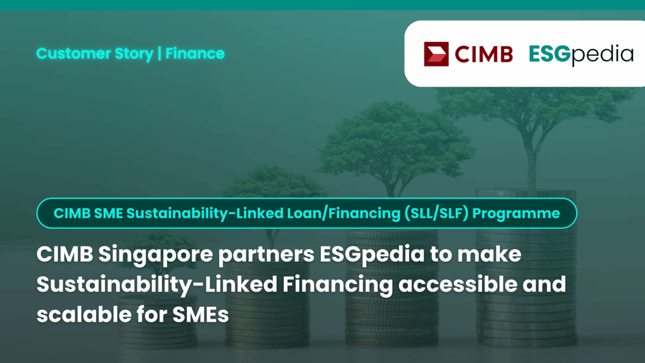 CIMB Singapore Partners ESGpedia to Make Sustainability-Linked ...
